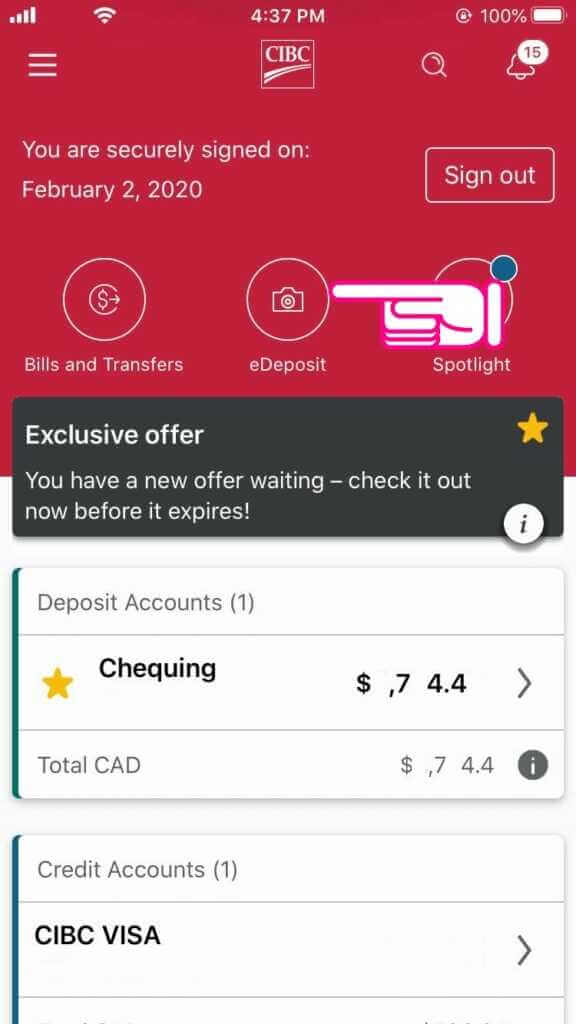 写真を撮るだけで入金できる！？便利すぎるカナダの e-Deposit について解説